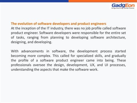 Software Product Engineering Vs Software Development Ppt