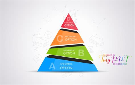 3d Colorful Triangles With Banners Tinyppt