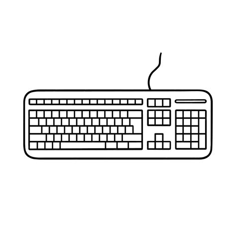 Premium Vector Computer Keyboard