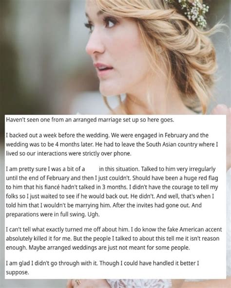 50 Runaway Brides Post About Why They Called Off Their Wedding Page 9