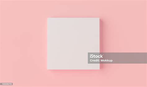 제품 연단 흰색 사각형 연단 분홍색 배경 플랫 레이 3d 일러스트레이션 0명에 대한 스톡 사진 및 기타 이미지 0명 3차원