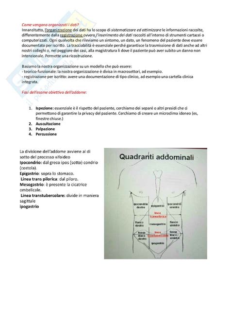 Appunti Di Infermieristica Clinica
