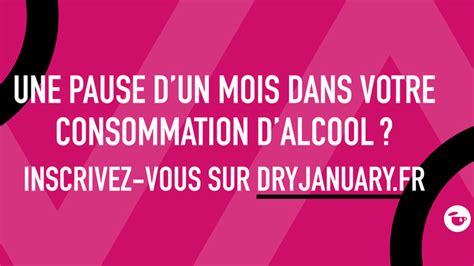 Dry January Le défi de janvier Lyon Mairie du 8