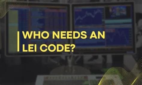 Who Needs An Lei Code
