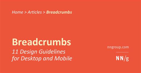 Breadcrumbs 11 Design Guidelines For Desktop And Mobile