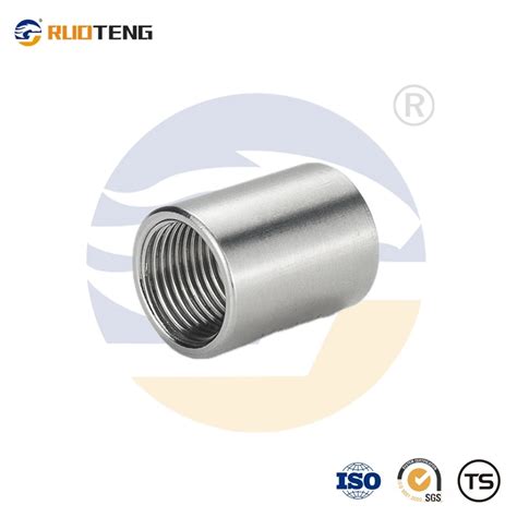 Ruoteng Stainless Steel Female Full Coupling Seamless Pipe Coupling