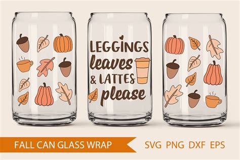 Libbey Can Glass Wrap Svg Graphic By Kmarinadesign · Creative Fabrica