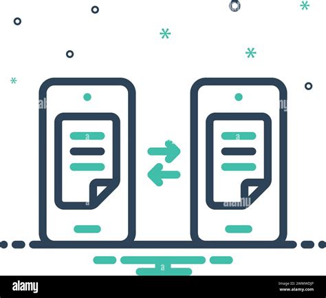 icon for transferred duplicate stock vector image and art alamy