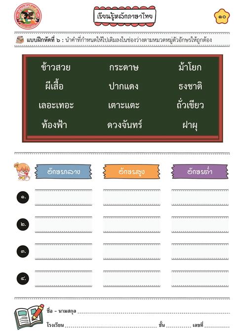 บ้านเลิศไอเดีย 👩‍🏫 อักษร 3 หมู่ 📝 T34