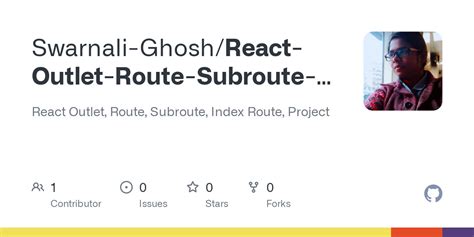 Github Swarnali Ghoshreact Outlet Route Subroute Index Route Project