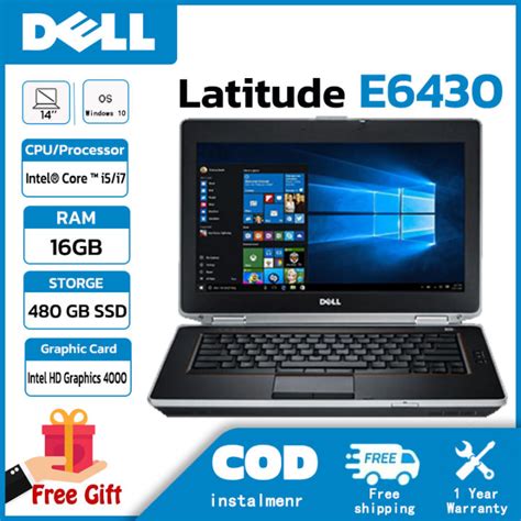 Dell Latitude E Laptop Intel I I Th Gen Processor GB RAM GB SSD Inch Screen