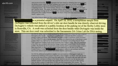 Records Tissue Led To Arrest In Golden State Killer Case