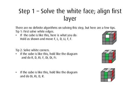 Step By Step Guide For Solving Rubiks Cube Rubiks Cube Cube Solving