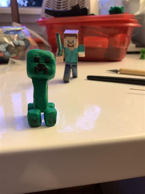 I Made Clay Creeper Minecraft