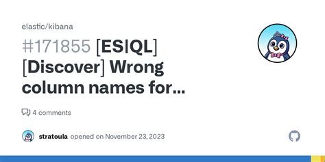 Esql Discover Wrong Column Names For Generated Fields With