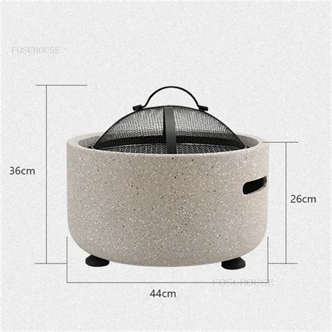 Modern Beltéri Tűz Gödrök Háztartási Fűtési Kályha Brazier Kültéri