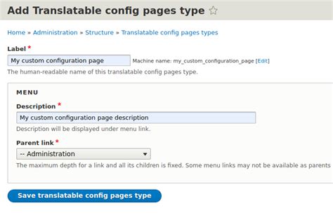 Translatable Config Pages Drupal Org