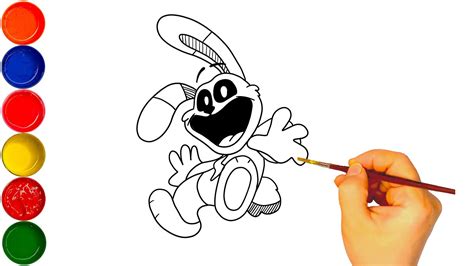 How To Draw Hoppy Hopscotch From Smiling Critters How To Draw Hoppy