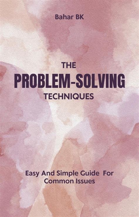 Problem Solving Techniques Ebook Bahar Bk Boeken Bol