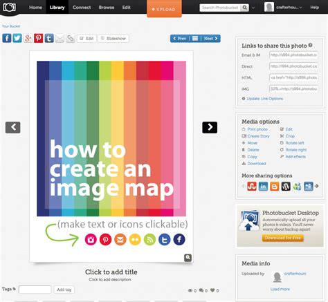 Crafterhours Image Map DIY Crafterhours