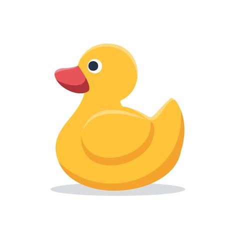 Premium Vector Yellow Rubber Duck For Bath Vector Illustration