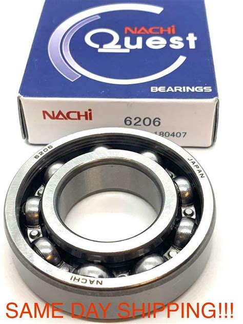 6206 Nachi Bearing Open C Japan 30x62x16 Ball Bearing Rodavictoria USA