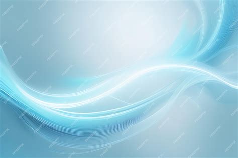 Premium Photo Light Blue Wavy Design For Abstract And Elegant Background