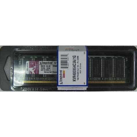 Kingston 1GB DDR 400 MHz (KVR400X64C3A/1G) PC-3200
