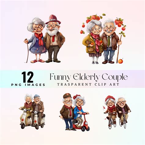 Funny Old Couples Cartoons