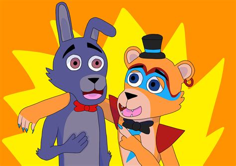 Glamrock Freddy And Bonnie By Awsumcreations On Newgrounds