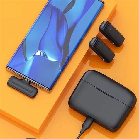 Wireless Lavalier Microphone Type C For Android USB C Phone Clip On For Vlog At Piece