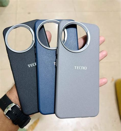 Tecno Spark 30 Pro Slim Protective Soft Back Cover With Leather Texture Bd