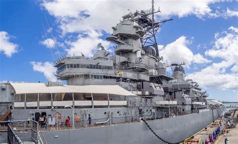 Uss Missouri Battleship Museum Editorial Photo Image Of Combat Site 79645796