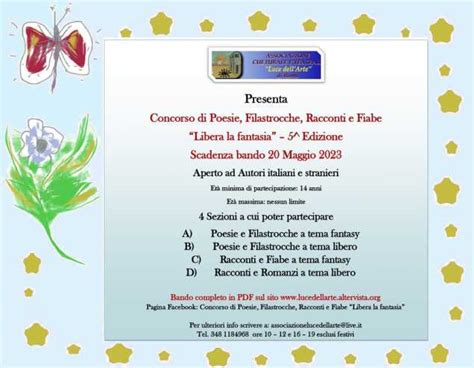 Concorso Di Poesie Filastrocche Racconti E Fiabe DanzaSi