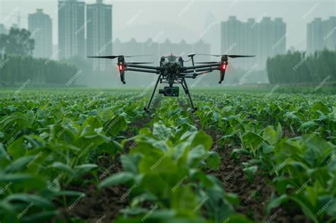 Smart Agriculture With Drones And Iot Sensors Monitoring Crops