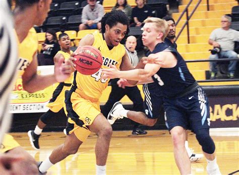 Aggie Men Win First Home Game Aggie Central
