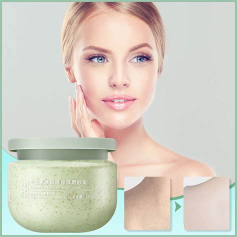 Keirinecc Shea Butter Sugar Body Scrub Moisturizing And Exfoliating