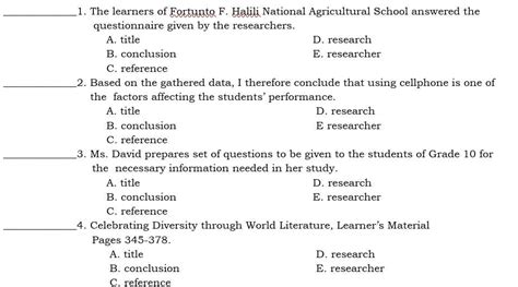 1 The Learners Of Fortunto F Halili National StudyX
