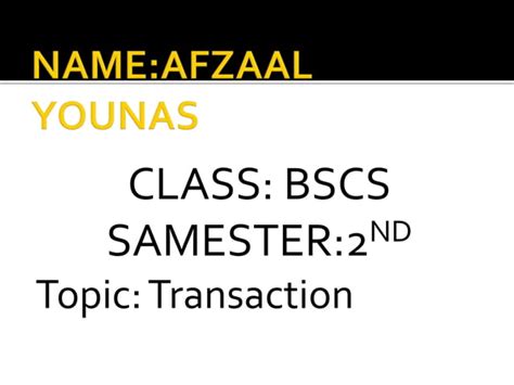 Presentation Transaction Pptx