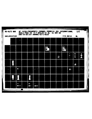 Fillable Online HF High Frequency Channel Probe Fax Email Print PdfFiller