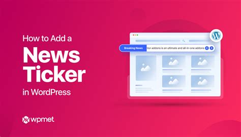 creating a news ticker in wordpress 3 easy steps