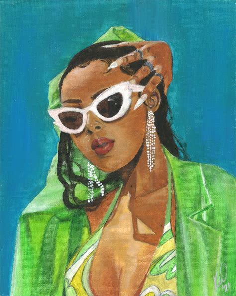 Doja Cat Portrait Etsy