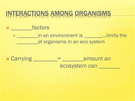 Ppt Interactions Among Organismsadaptations Powerpoint Presentation