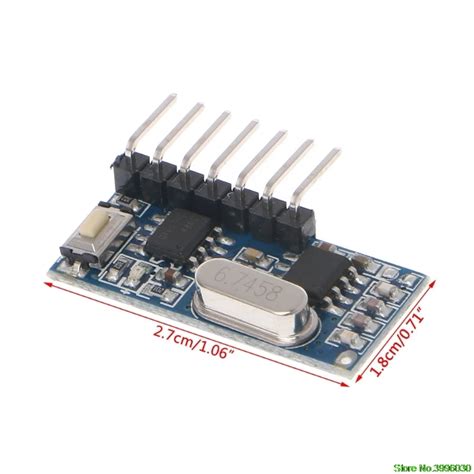 433 Mhz Rf Code Learning Receiver Module 1527 Wireless Decoder 4 Output