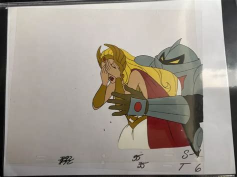 Motu Masters Of The Universe He Man She Ra Animation Cel She Ra