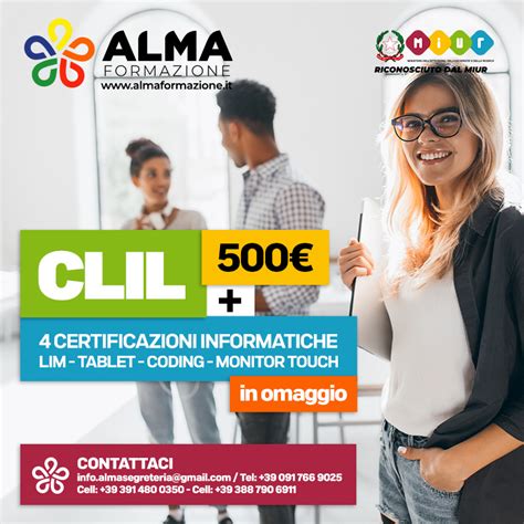CLIL Lim Tablet Coding Monitor Touch Alma Formazione