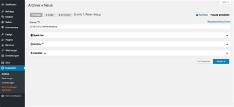 wordpress umziehen ganz einfach mit dem plugin duplicator pixelbar