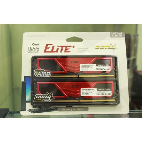 Elite Ddr4 16gb 8gb X 2 Pc 2400 Team Shopee Malaysia