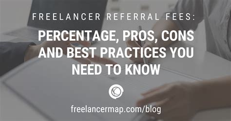 Freelancer Referral Fees Percentage Pros Cons And Best Practices You