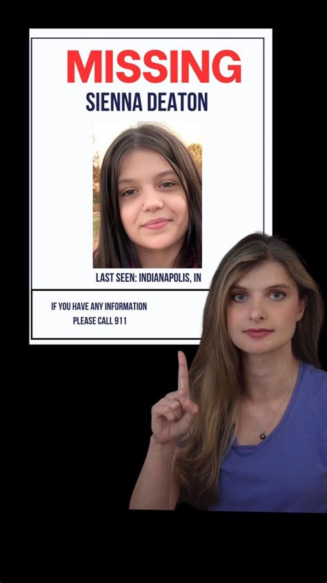 🚨 Missing Teen Sienna Lea Jade Deaton 14 Is Missing From Indianapolis Indiana And Was Last